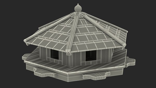 3D Duck House Floating Hexagonal - TurboSquid 1987221