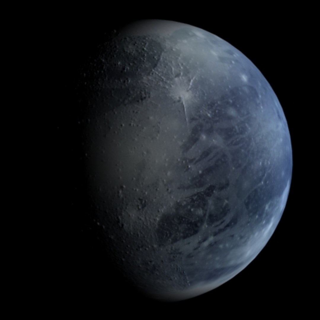 Realistic Planets 3d Model