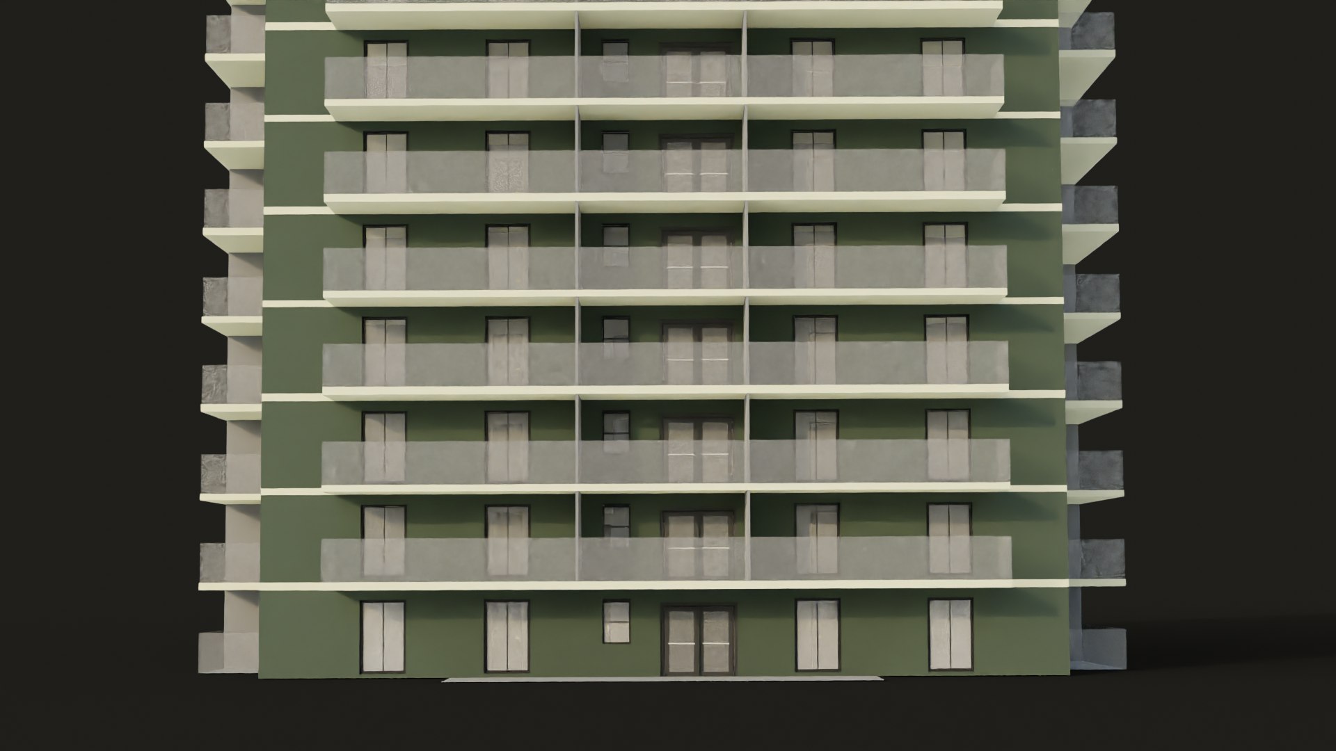 House with layout on each floor 3D model - TurboSquid 1868762
