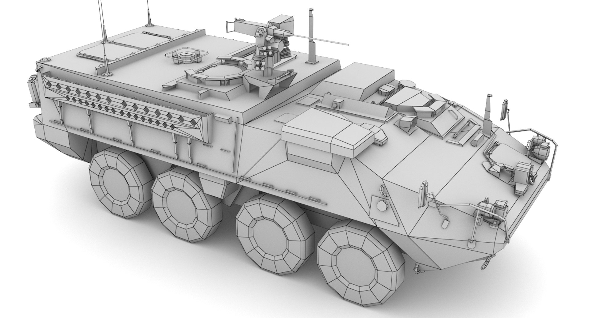 M1126 Carrier Model - TurboSquid 1170400