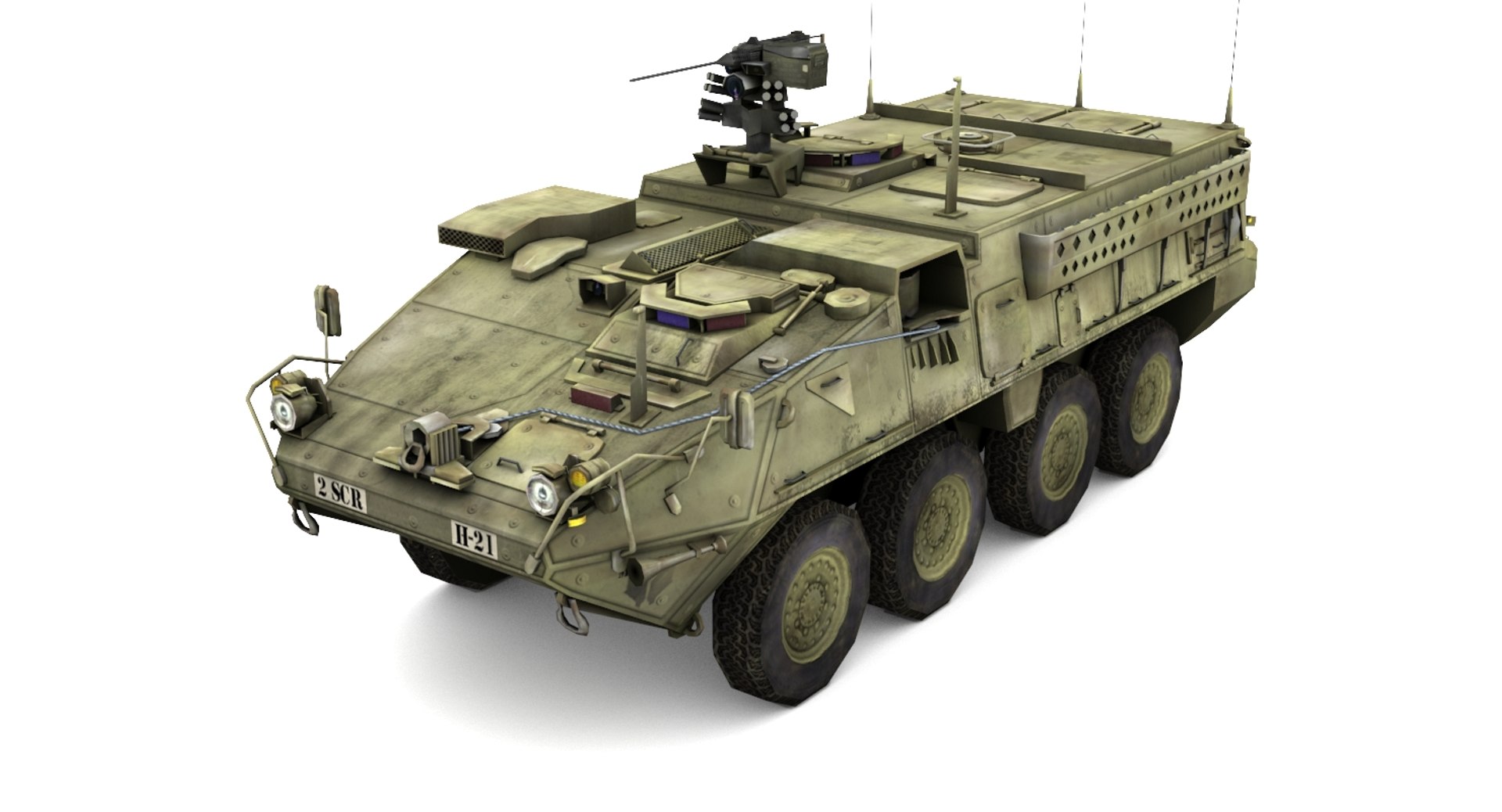 M1126 Carrier Model - TurboSquid 1170400