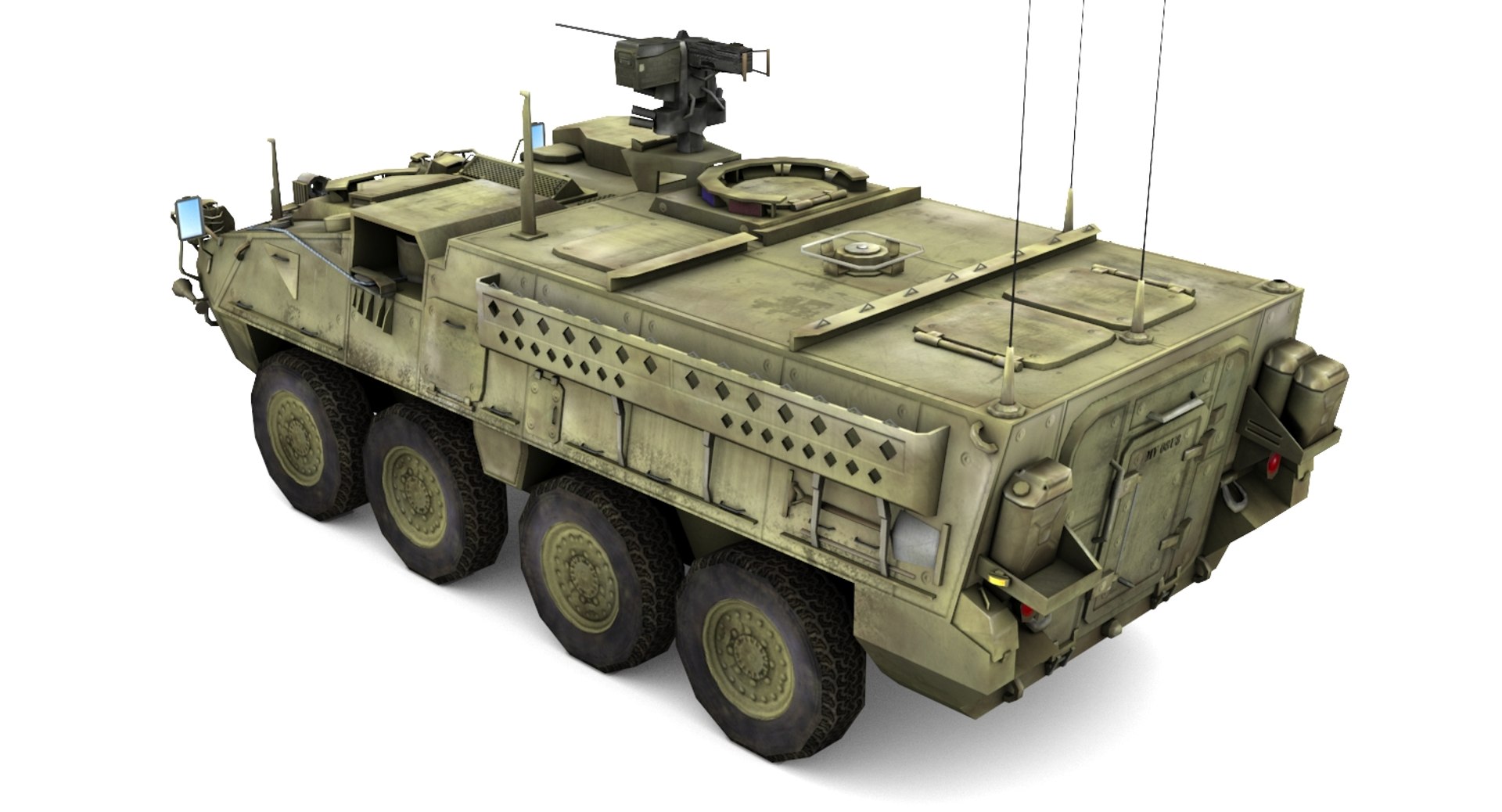 M1126 Carrier Model - TurboSquid 1170400