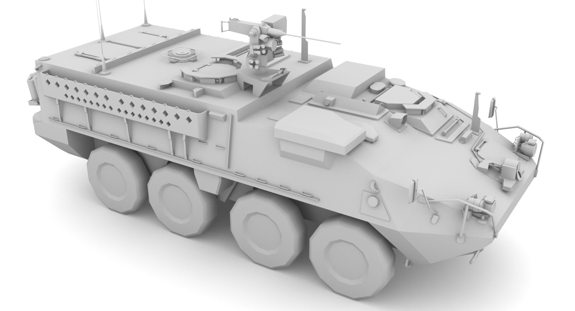 M1126 Carrier Model - TurboSquid 1170400