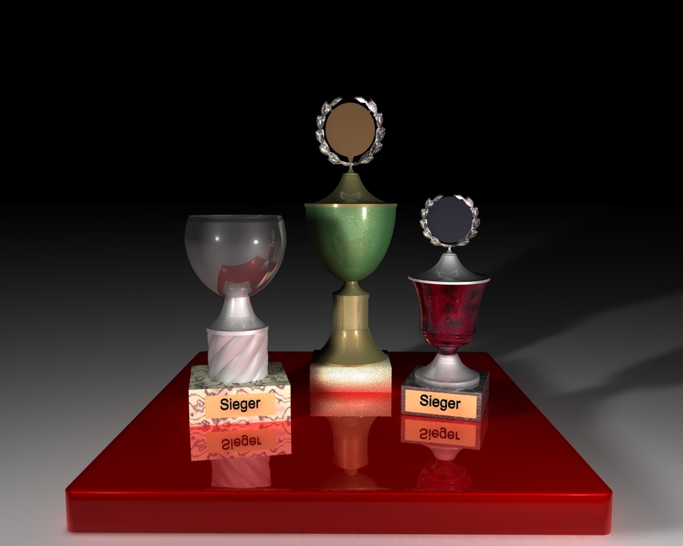 Free Trophy 3d Model