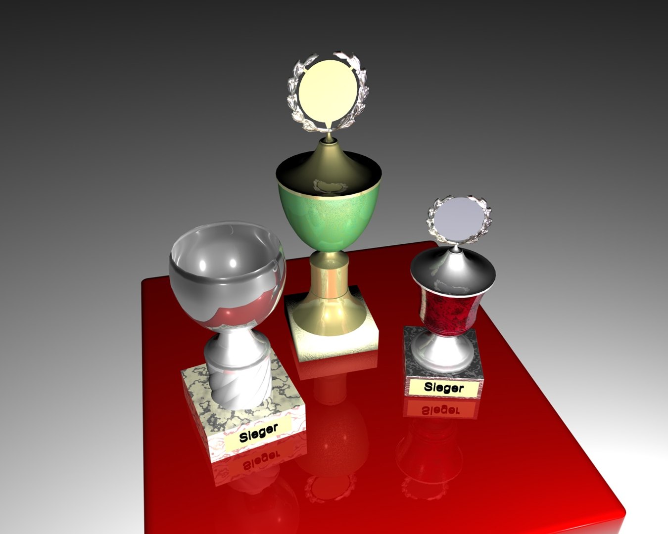 Free Trophy 3d Model