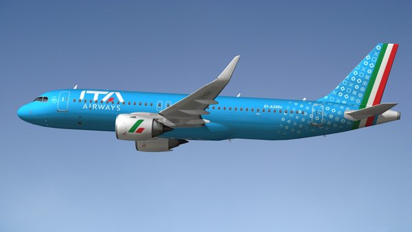 modelo 3d Airbus A320neo Ita Airways - TurboSquid 1819426
