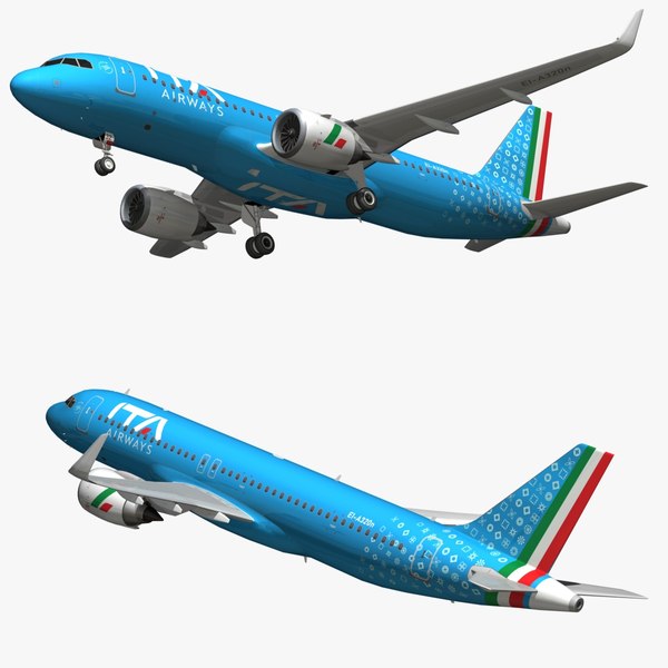 modelo 3d Airbus A320neo Ita Airways - TurboSquid 1819426