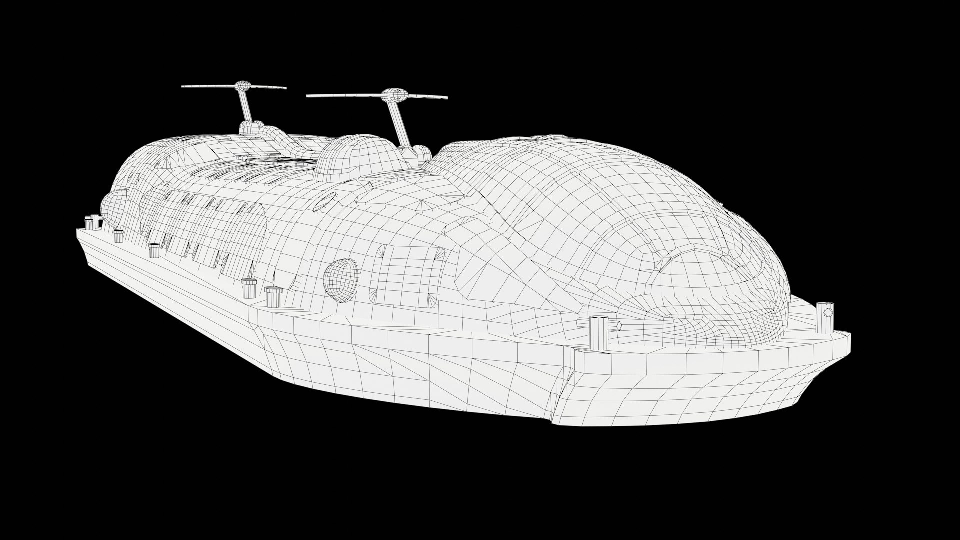 Himiko Cruise Ship 3D Model - TurboSquid 2381481