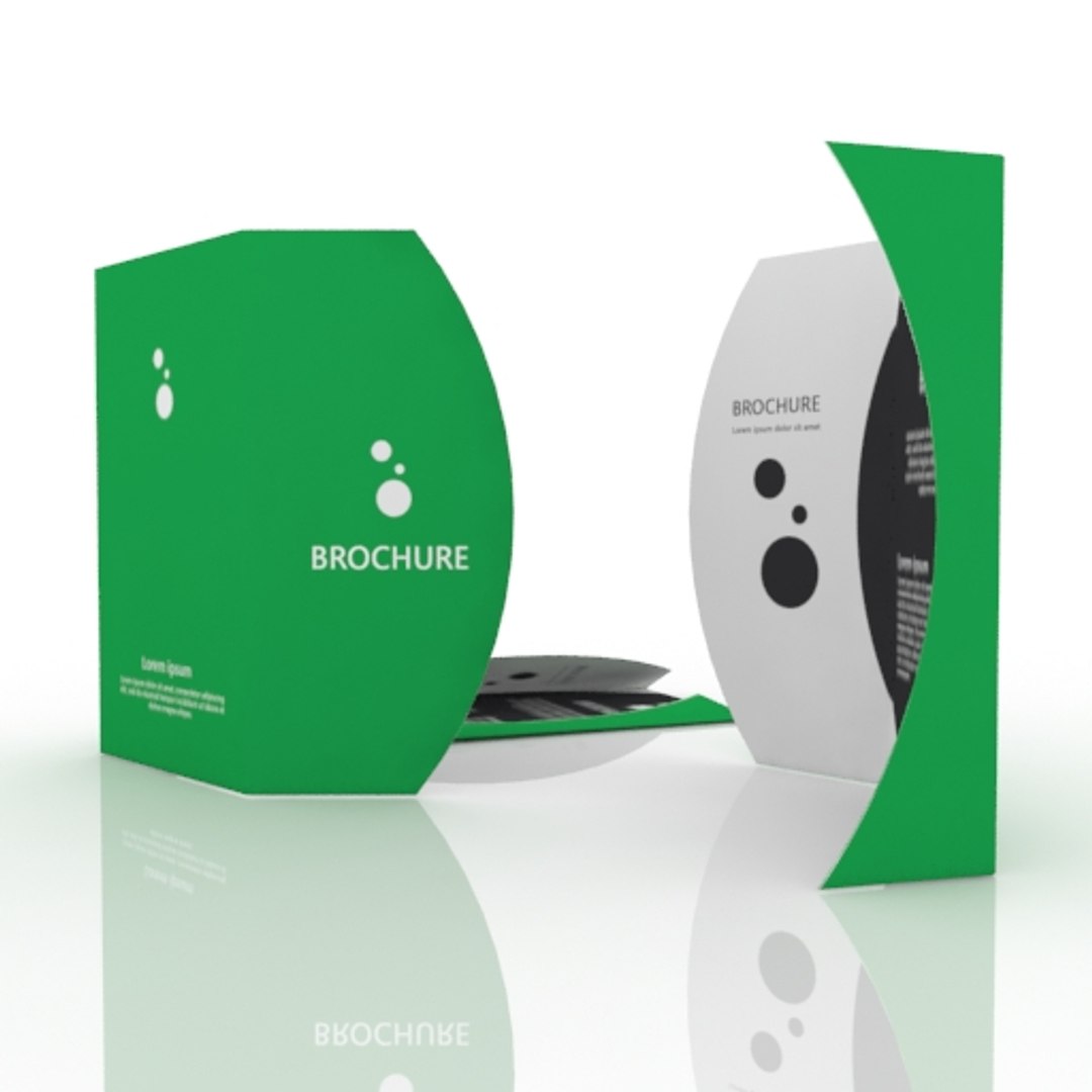 3D Booklet Brochure - TurboSquid 1323215