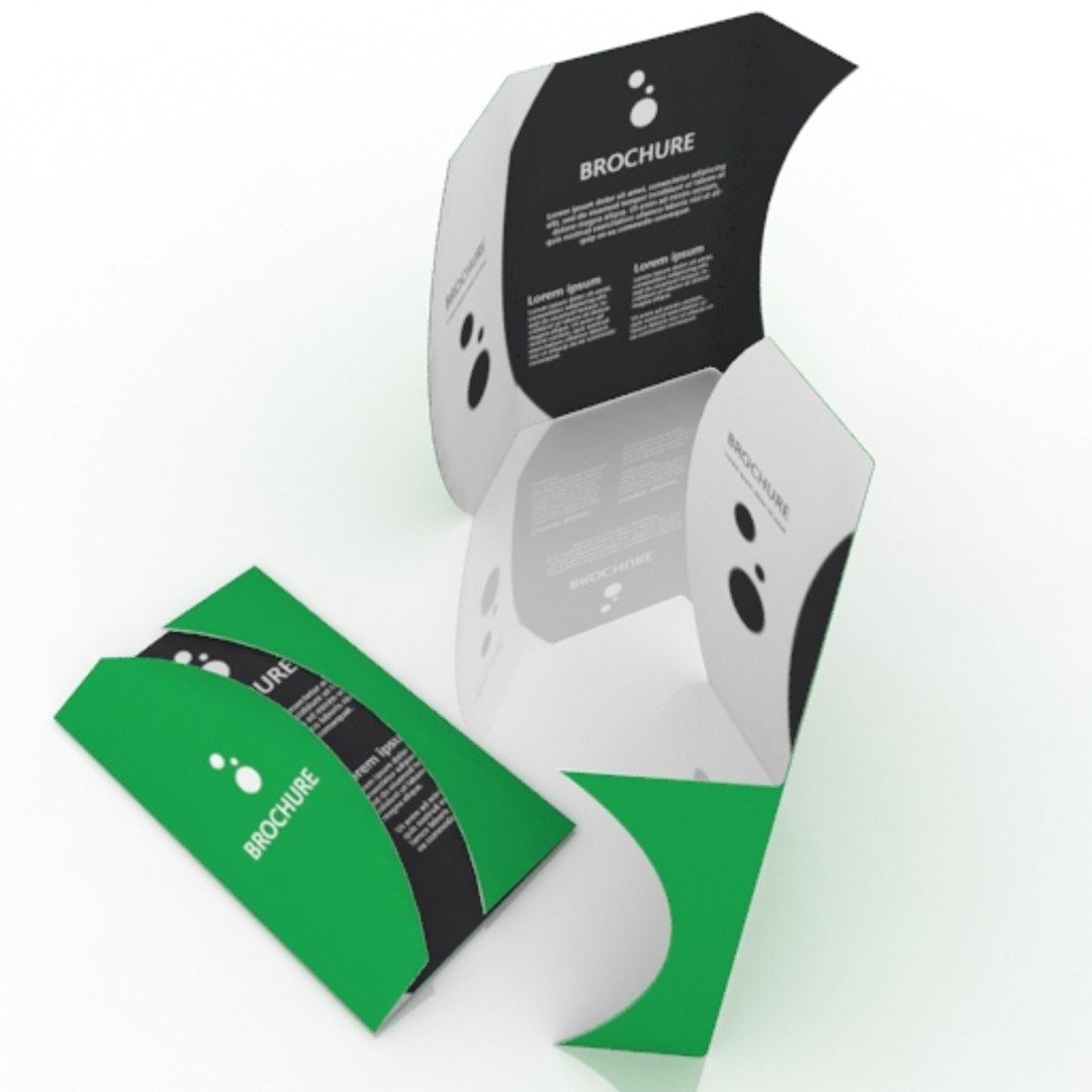 3D Booklet Brochure - TurboSquid 1323215