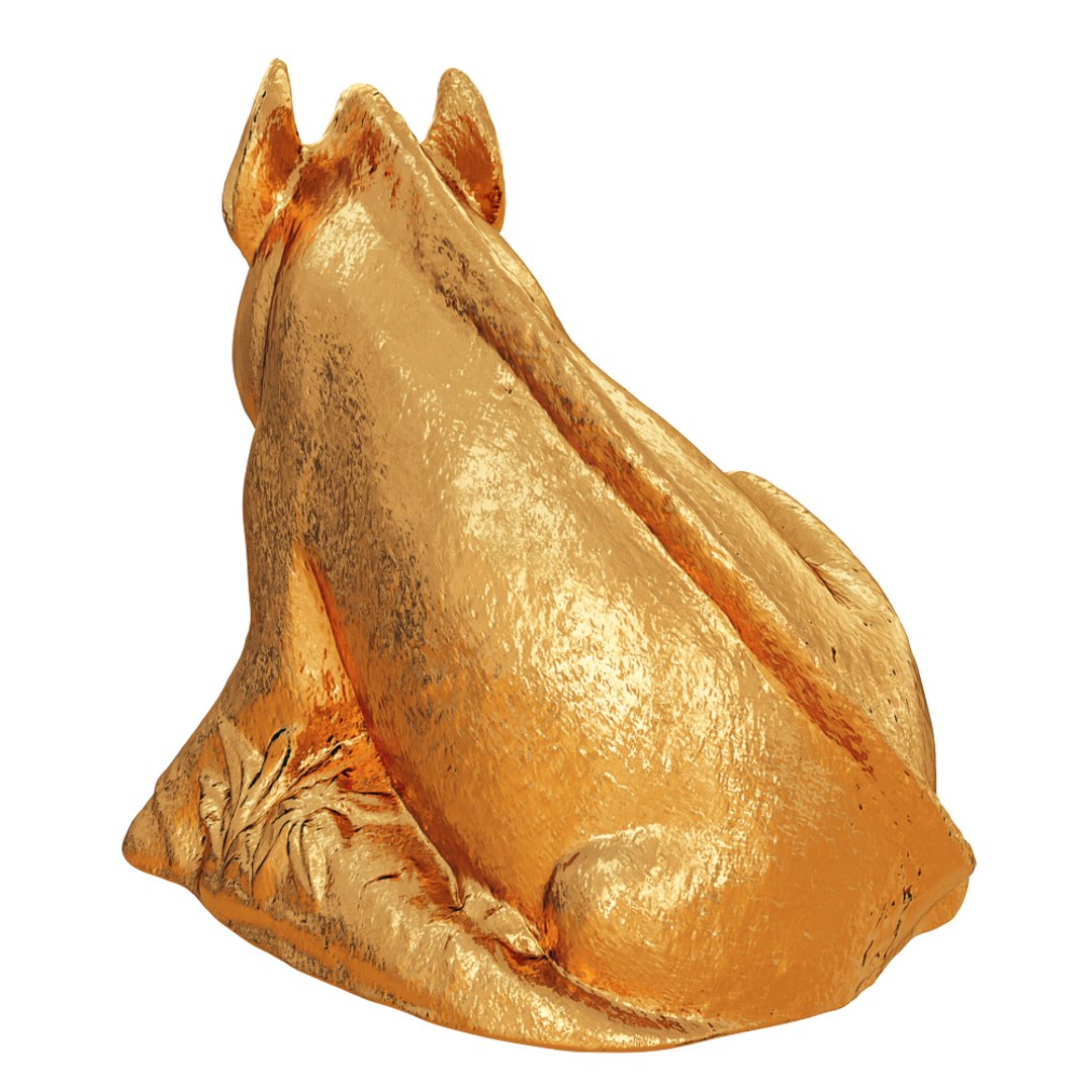 3D Gold Boar Figurine - TurboSquid 1648575