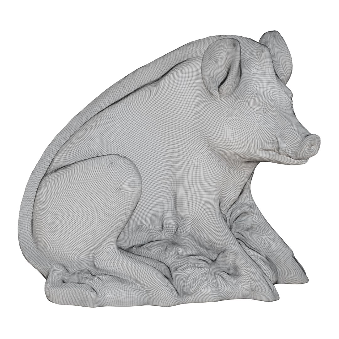 3D Gold Boar Figurine - TurboSquid 1648575