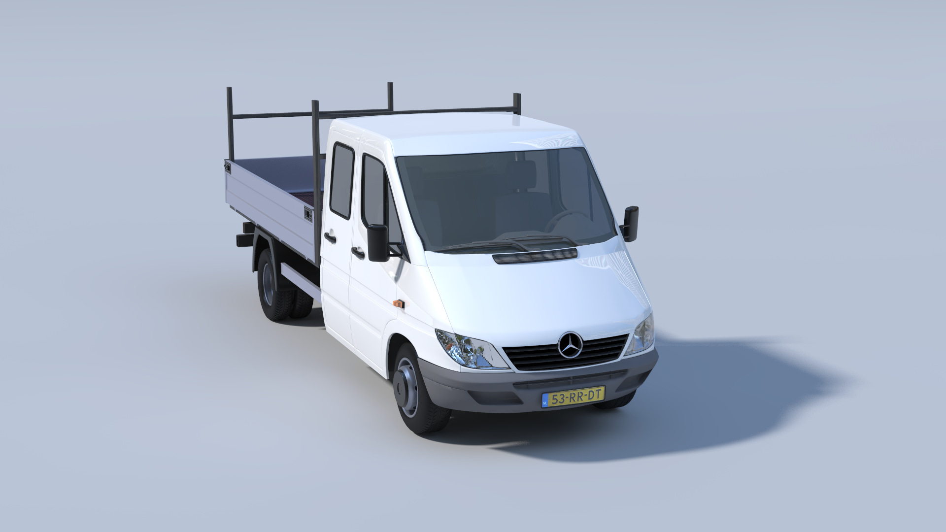 mercedes sprinter van 3d obj