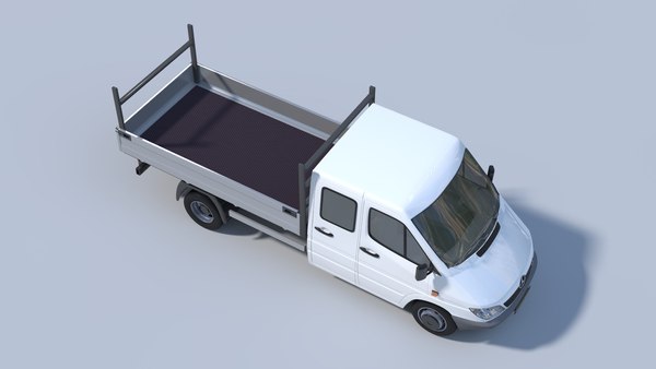 mercedes sprinter van 3d obj