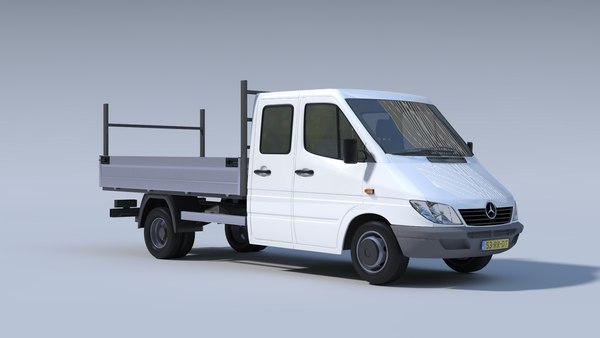 mercedes sprinter van 3d obj