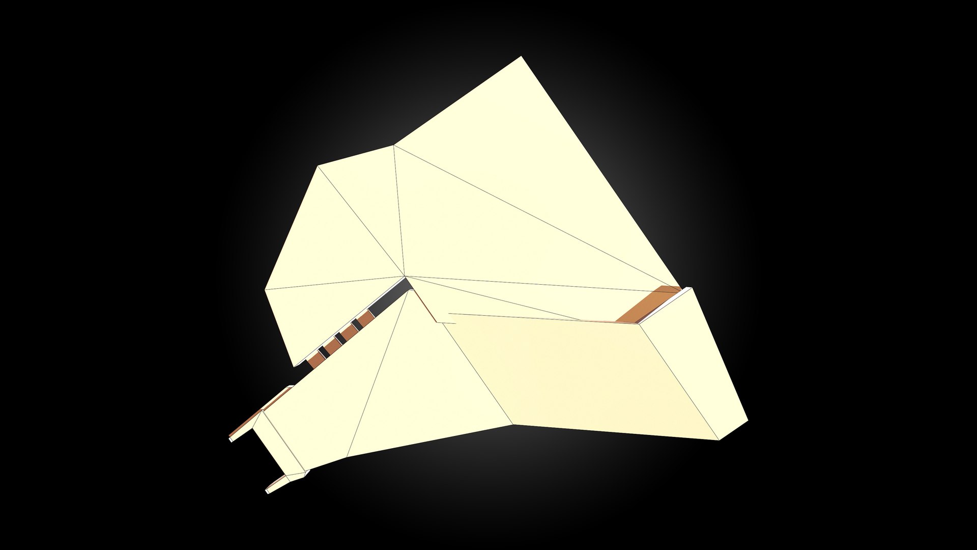 3D model Wing Frame D - TurboSquid 1718675