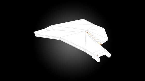 3D model Wing Frame D - TurboSquid 1718675