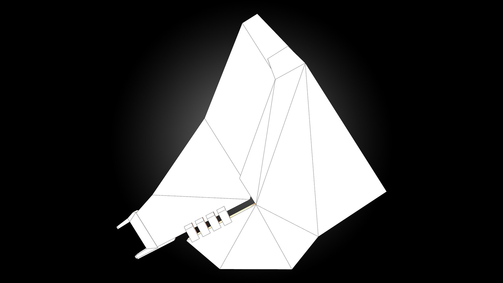 3D model Wing Frame D - TurboSquid 1718675