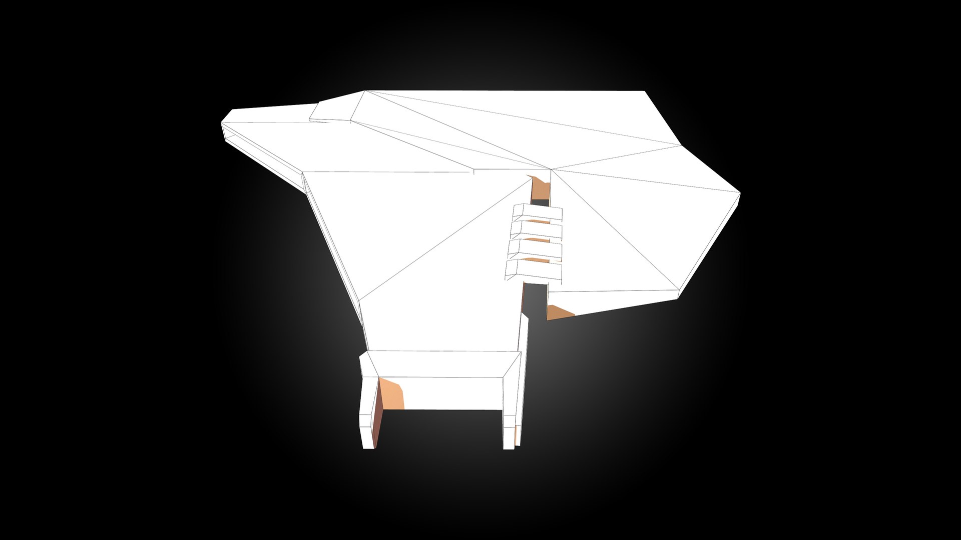 3D model Wing Frame D - TurboSquid 1718675