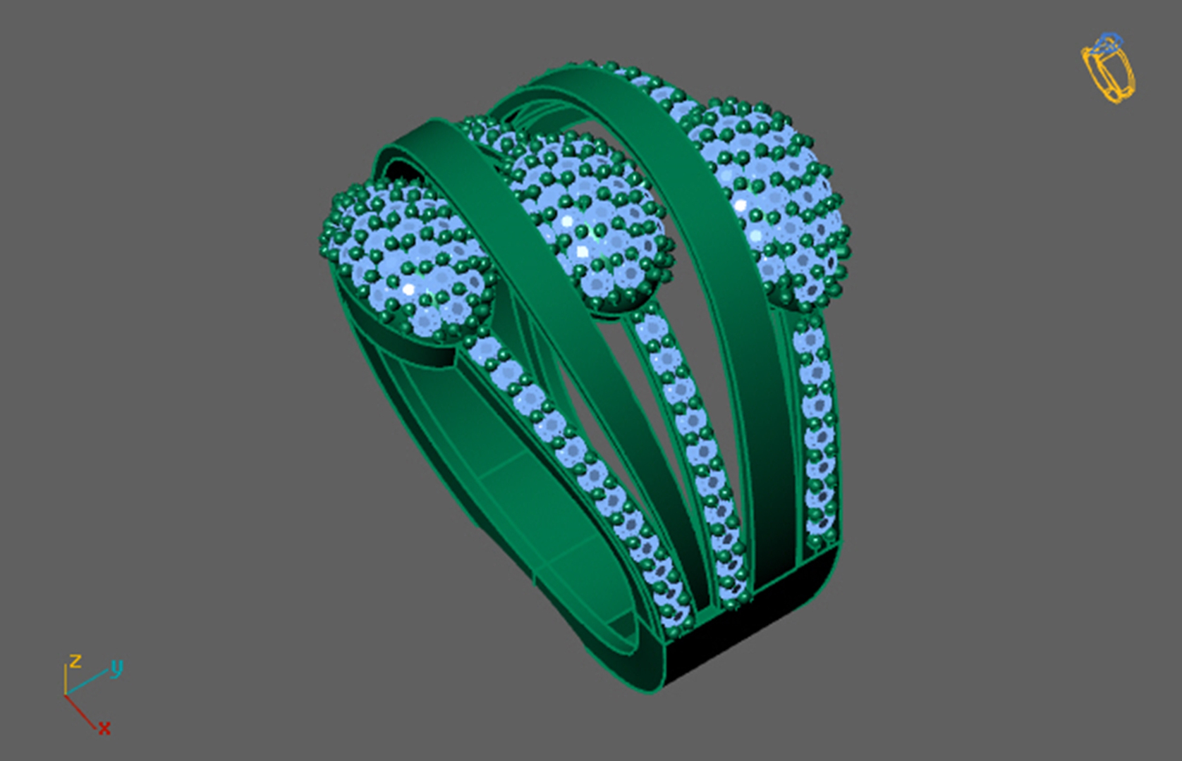 3D ring stl render print model - TurboSquid 1664255
