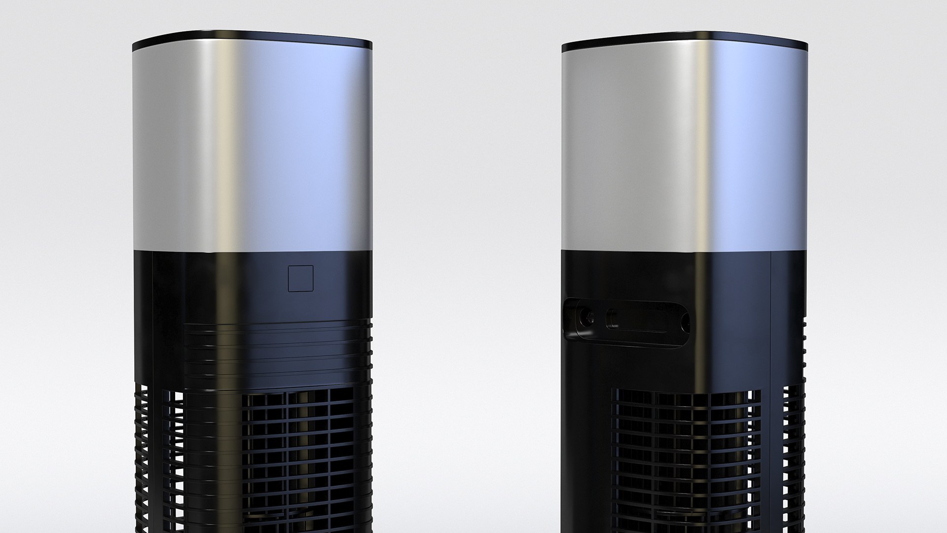 3D Tower Fan Deerma DEM FD120W Black model - TurboSquid 2146174