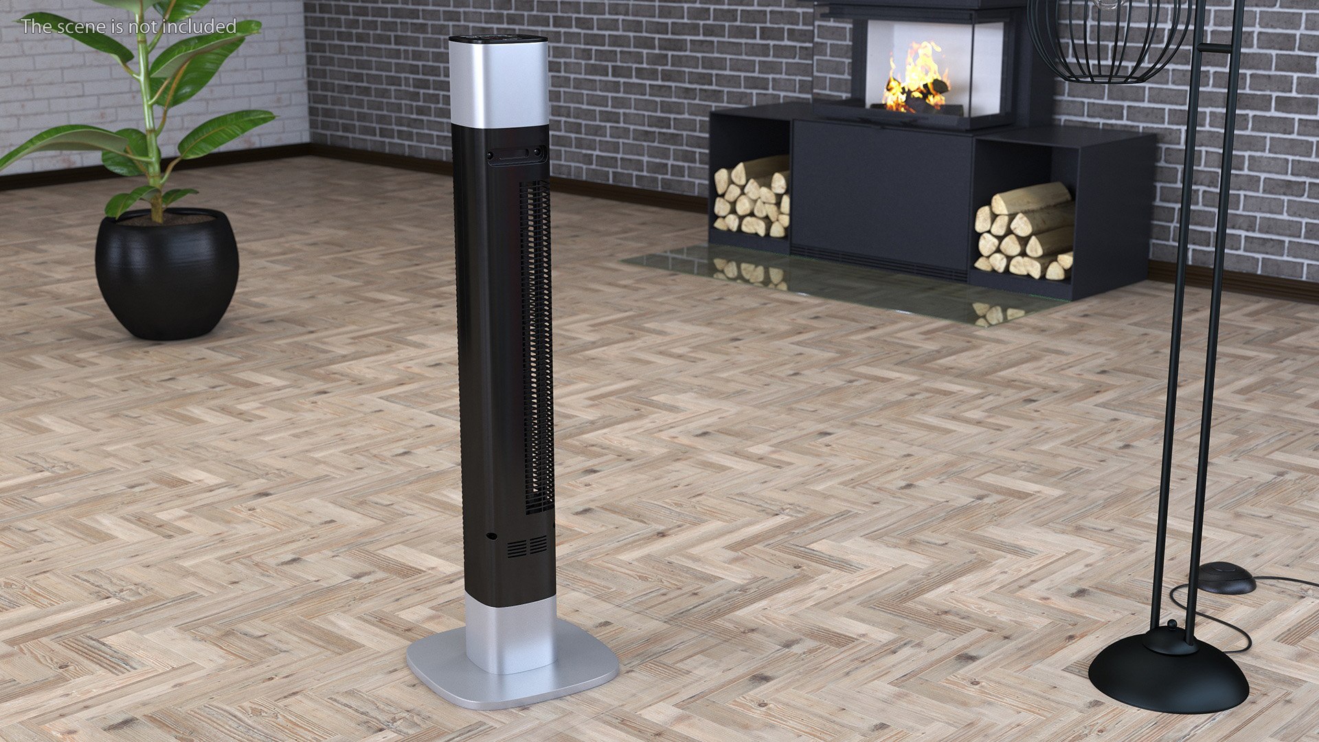 3D Tower Fan Deerma DEM FD120W Black model - TurboSquid 2146174