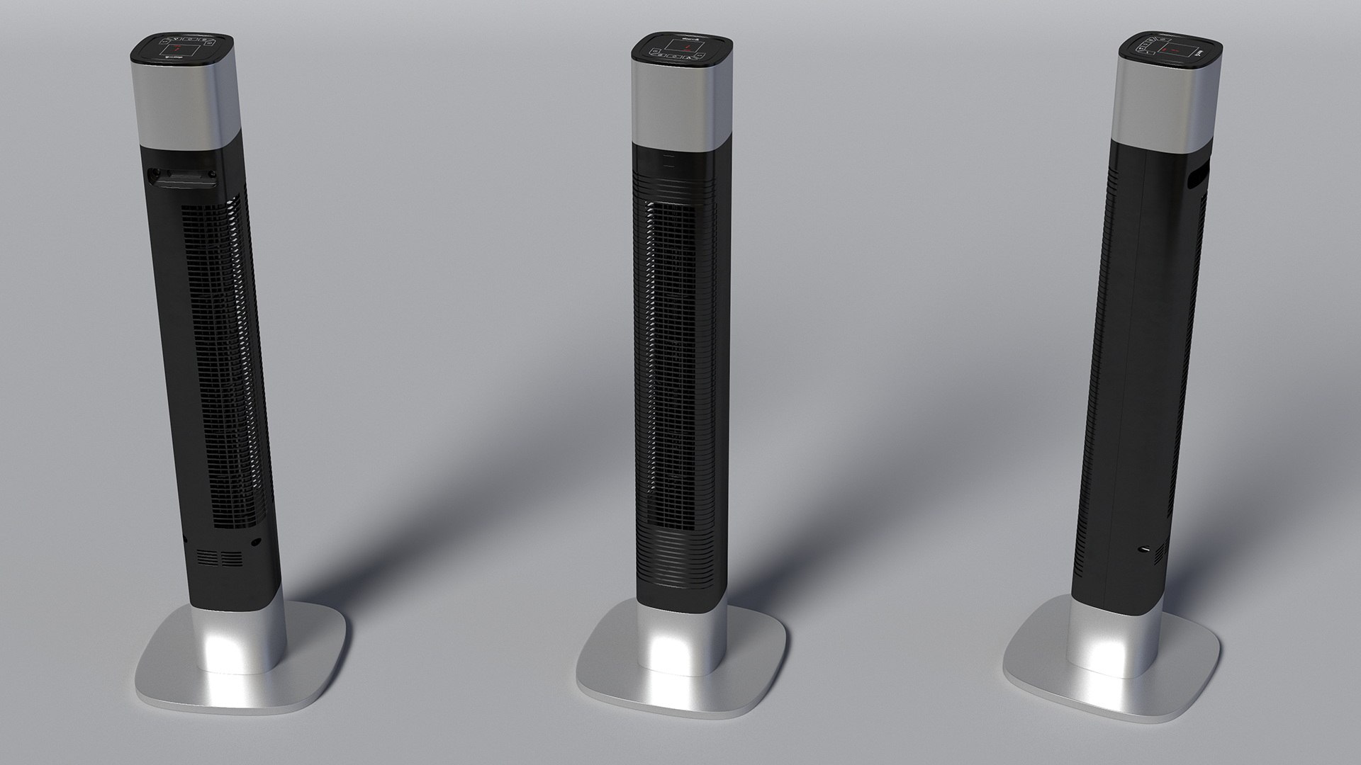 3D Tower Fan Deerma DEM FD120W Black model - TurboSquid 2146174