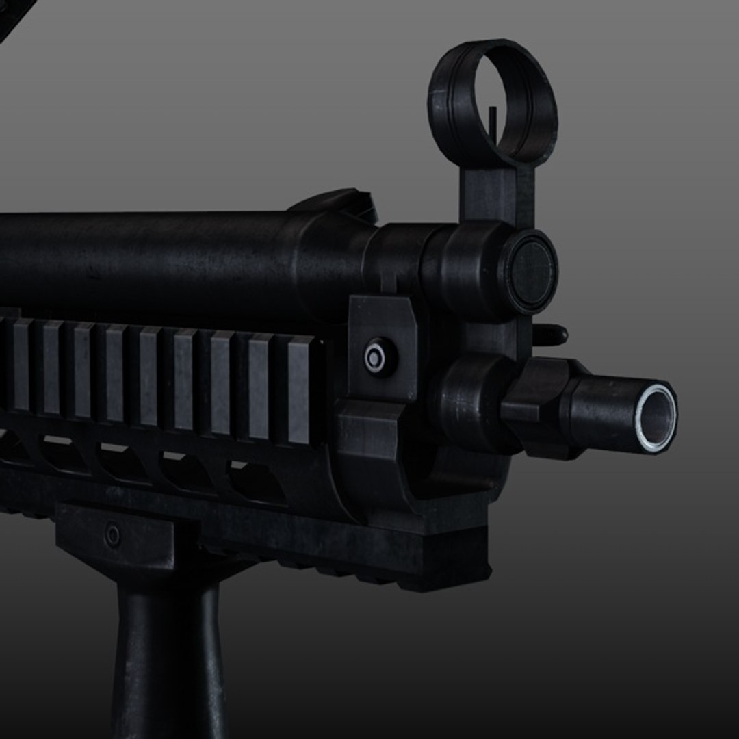 Mp5 Ras 3d Model