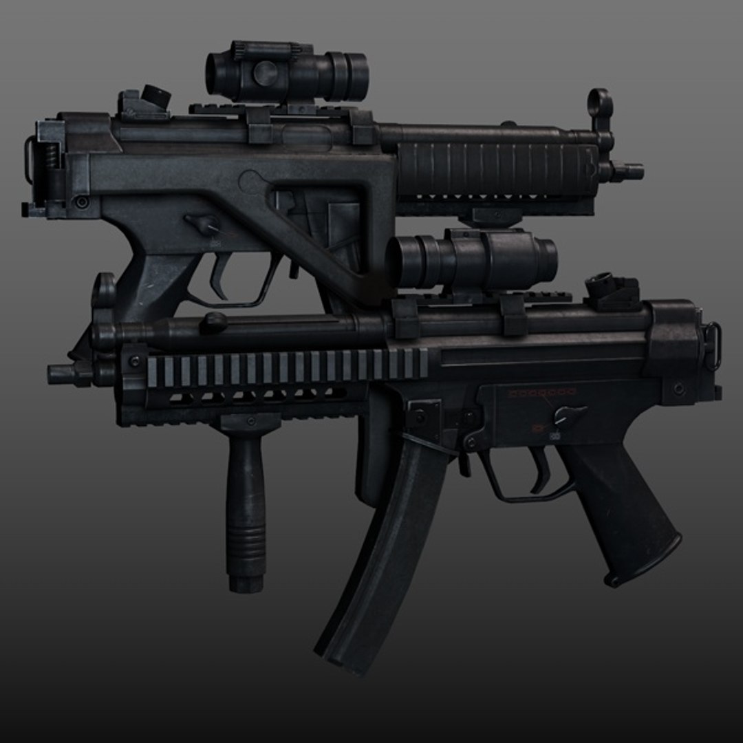 Mp5 Ras 3d Model