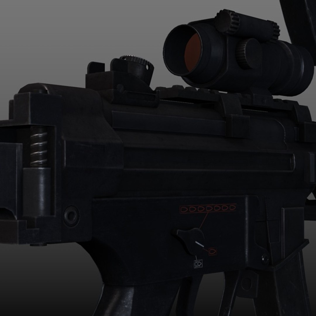 Mp5 Ras 3d Model