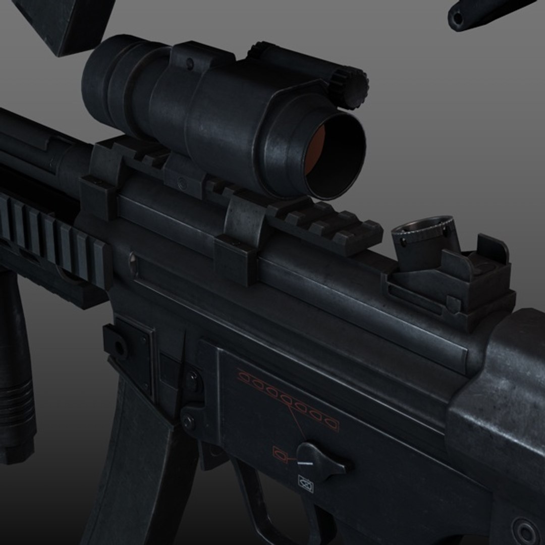Mp5 Ras 3d Model