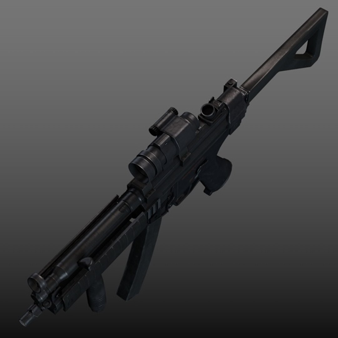 Mp5 Ras 3d Model