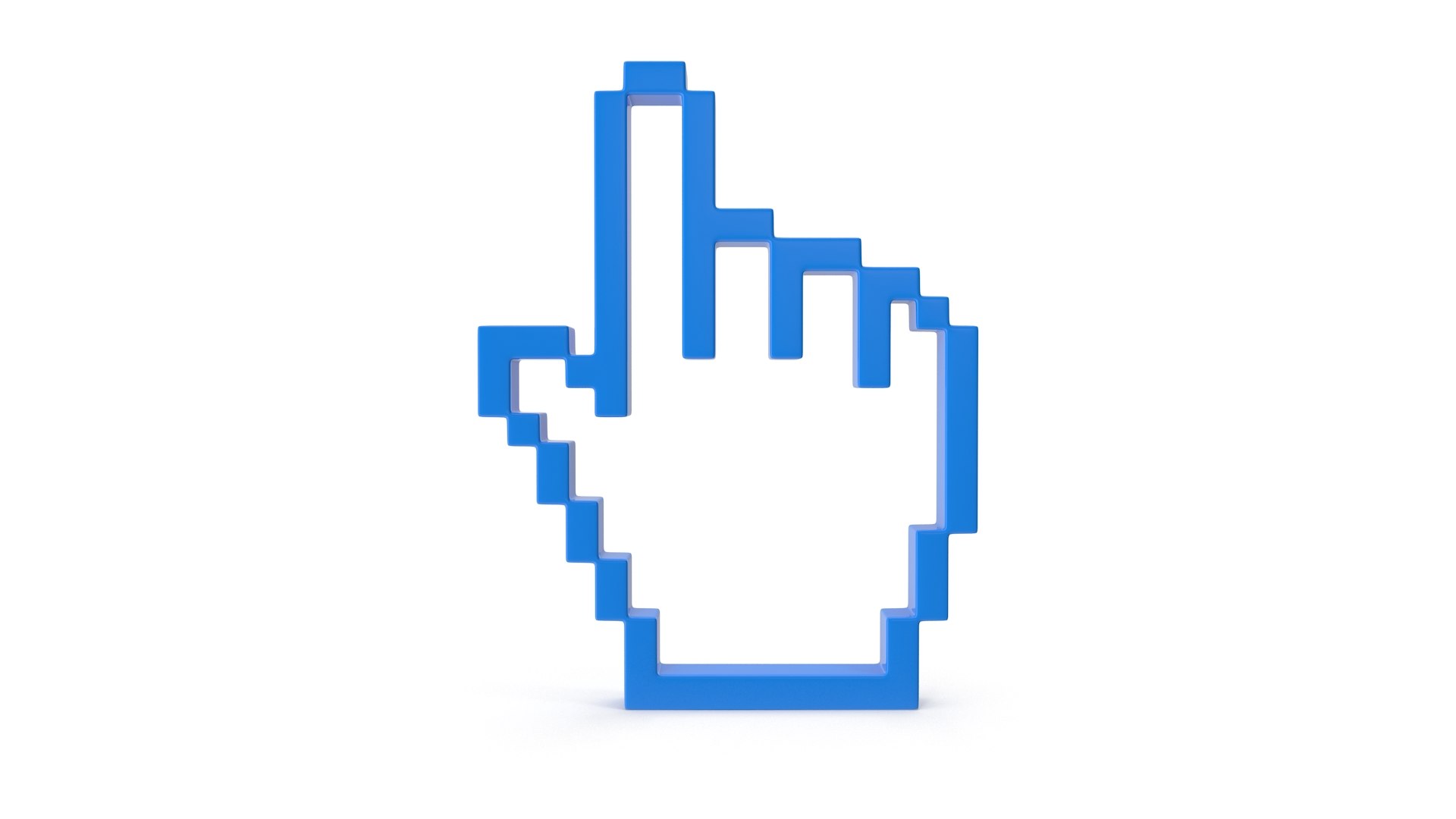 Hand Cursor Frame 3D Model - TurboSquid 1953676