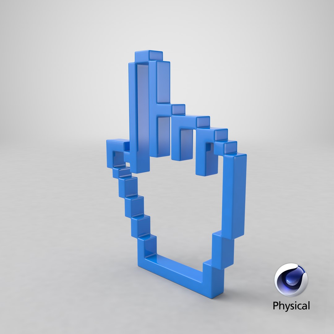 Hand Cursor Frame 3D Model - TurboSquid 1953676