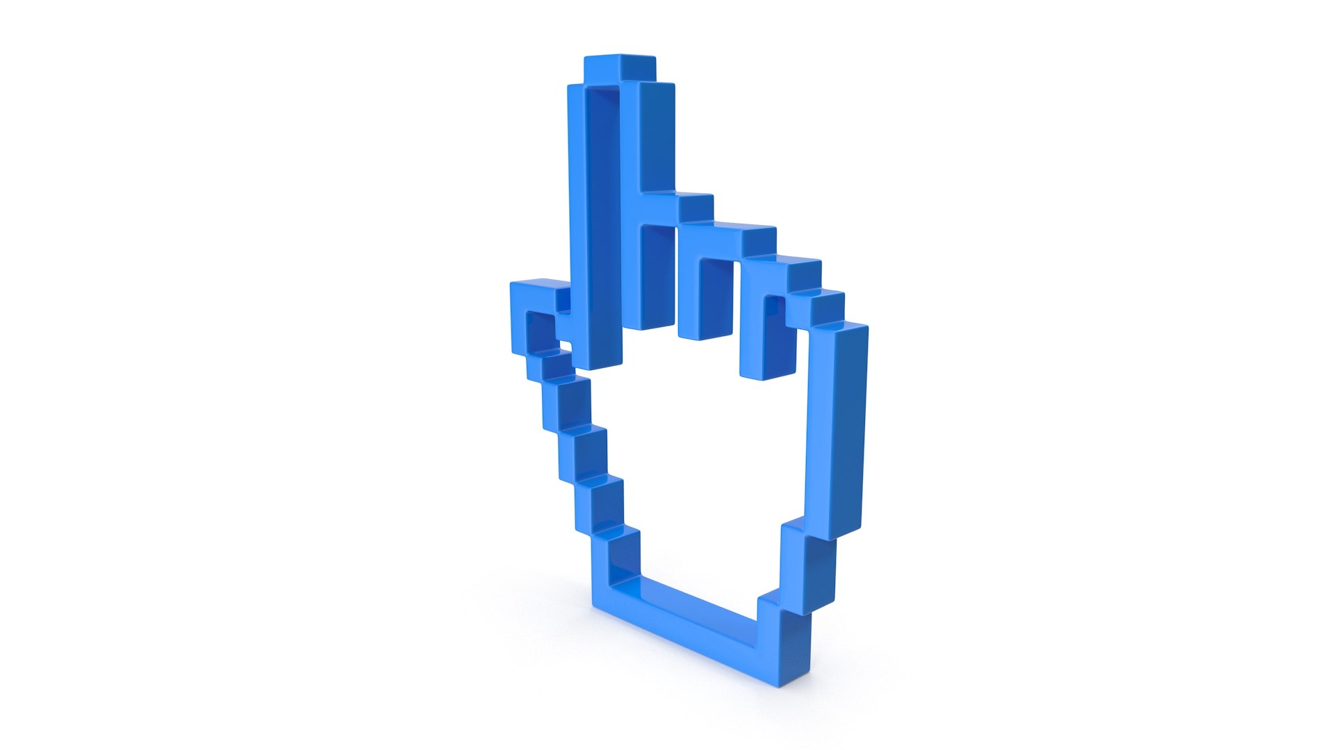 Hand Cursor Frame 3D Model - TurboSquid 1953676