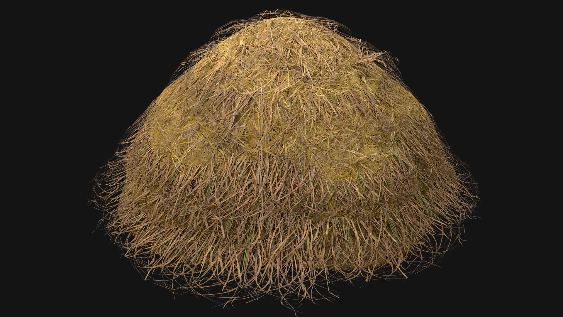 3D Haystack Stack Of Hay Straw Pile Model - TurboSquid 2204112