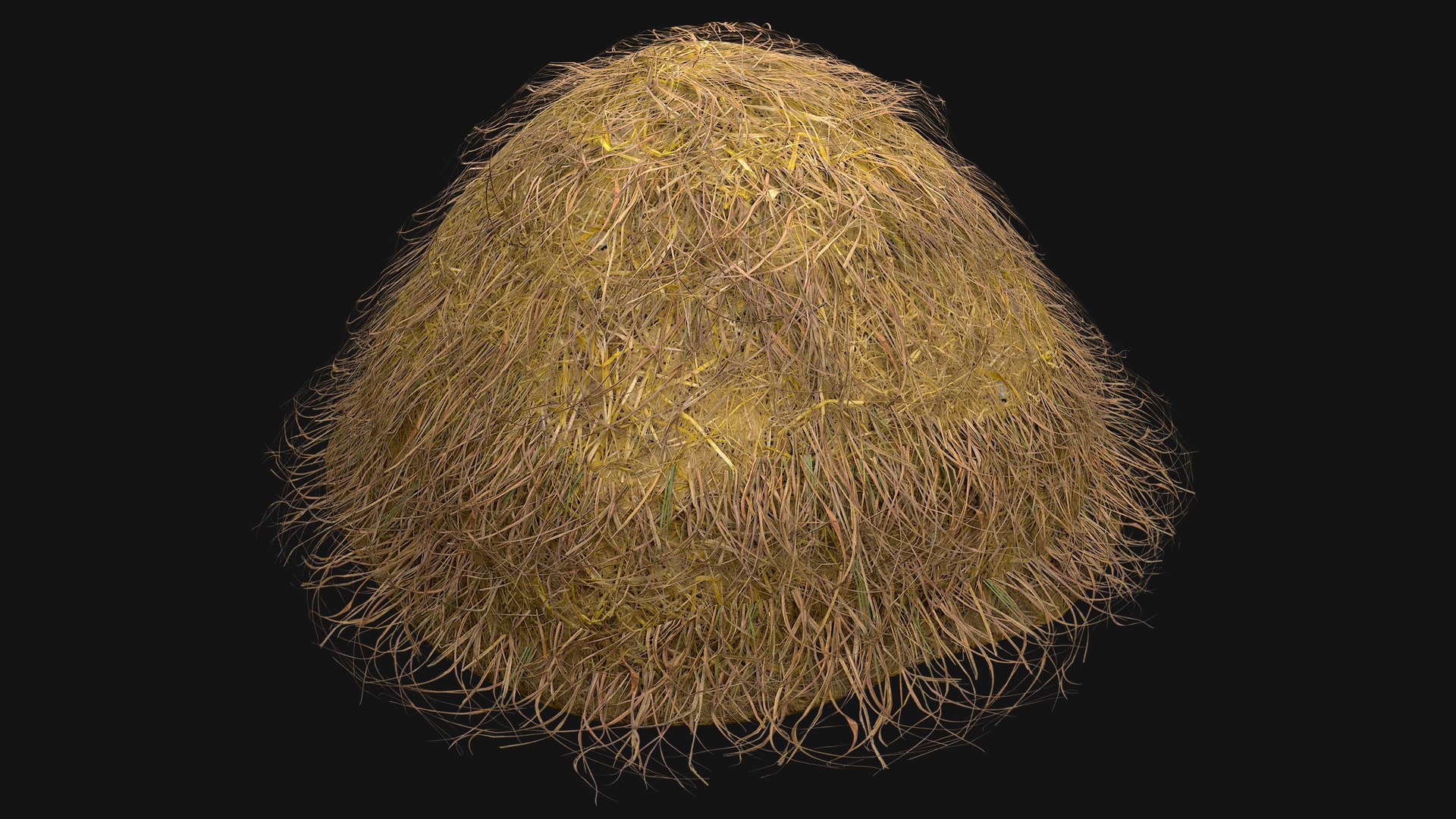 3D Haystack Stack Of Hay Straw Pile Model - TurboSquid 2204112