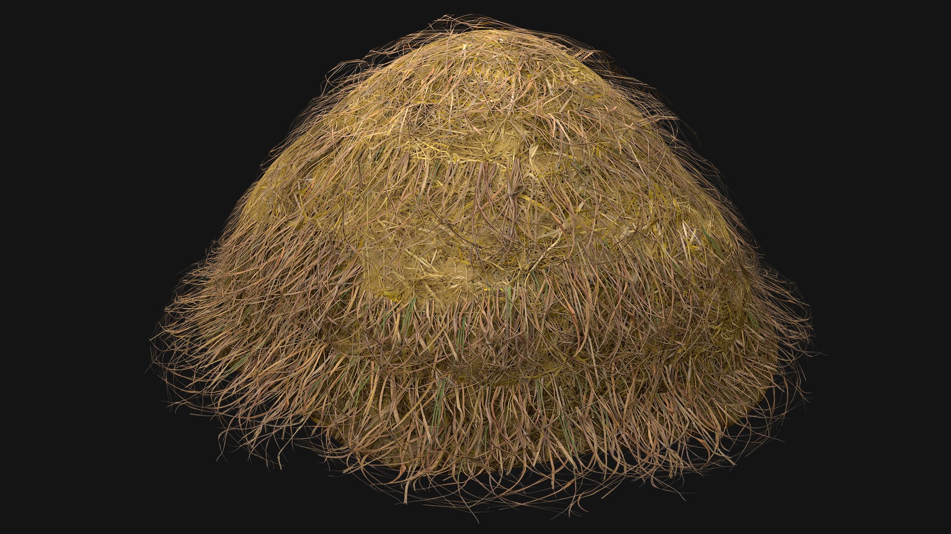3D Haystack Stack Of Hay Straw Pile Model - TurboSquid 2204112