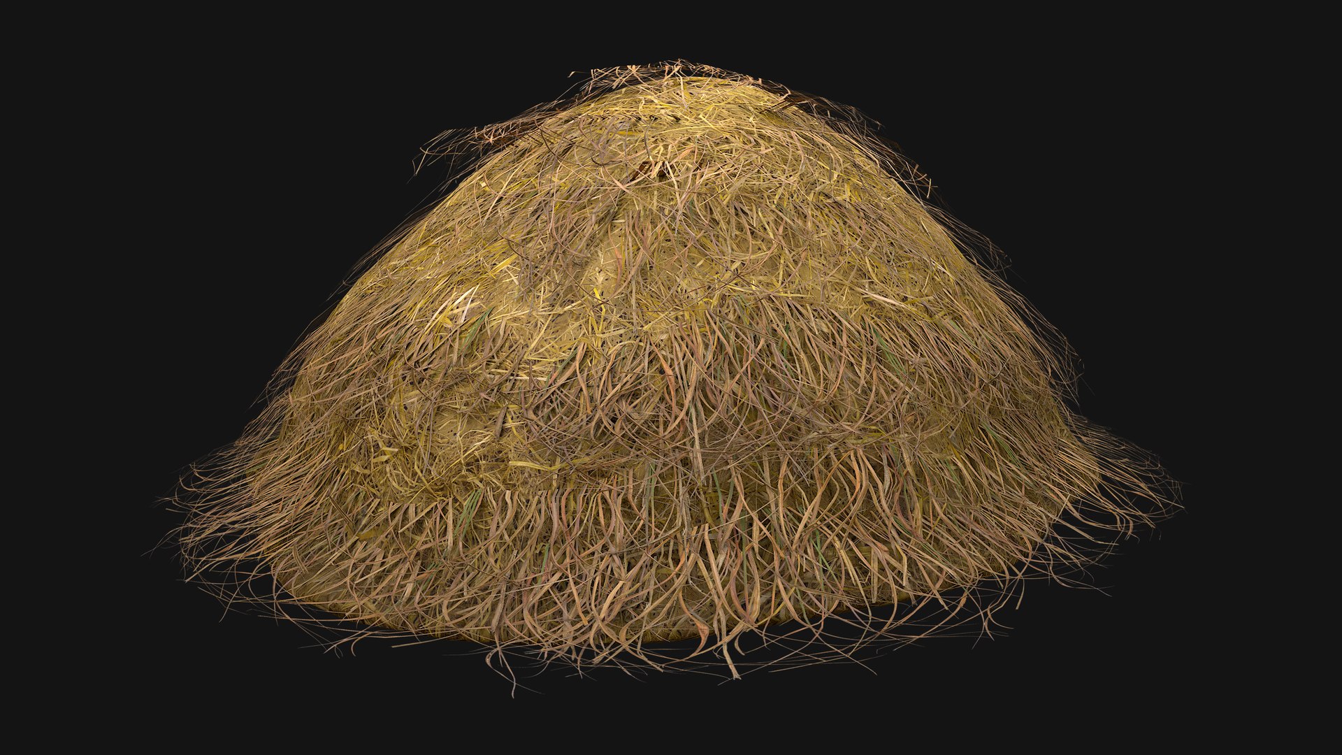 3D Haystack Stack Of Hay Straw Pile Model - TurboSquid 2204112