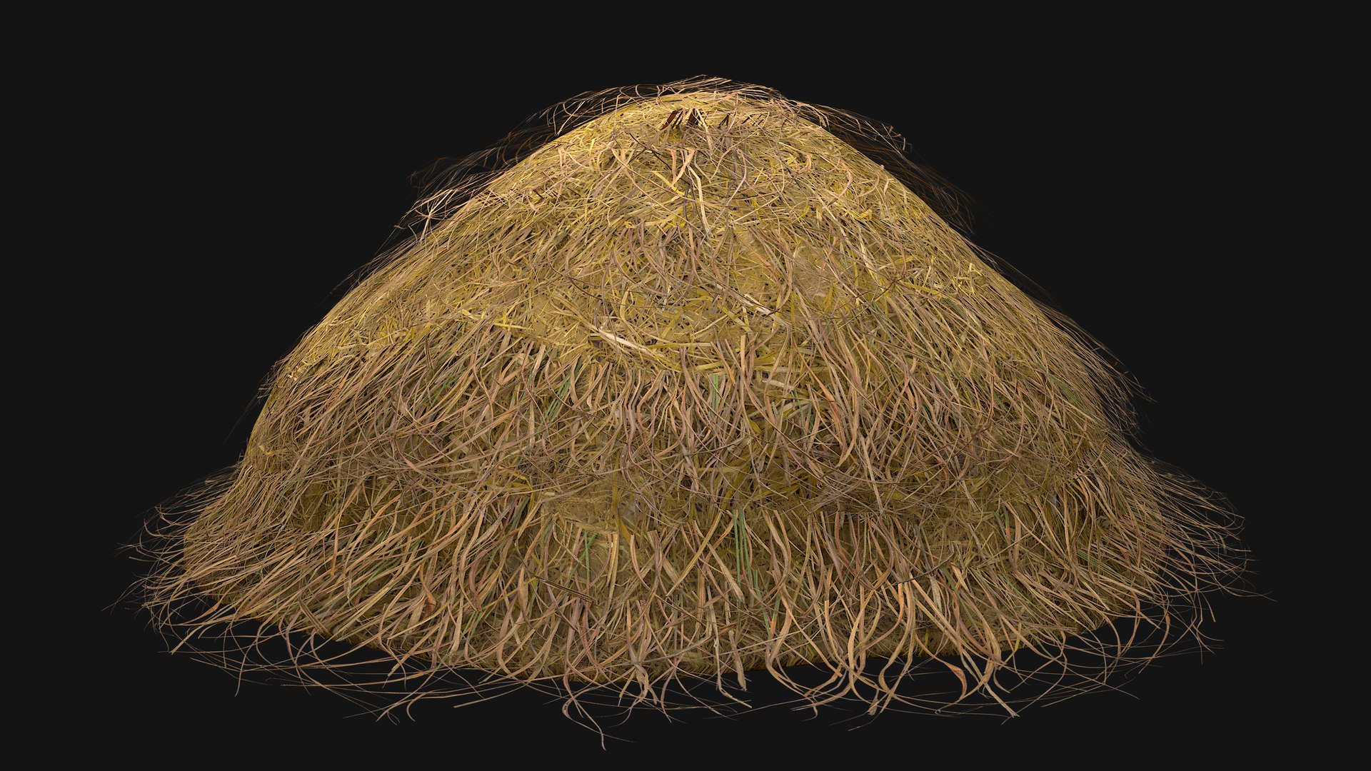 3D Haystack Stack Of Hay Straw Pile Model - TurboSquid 2204112