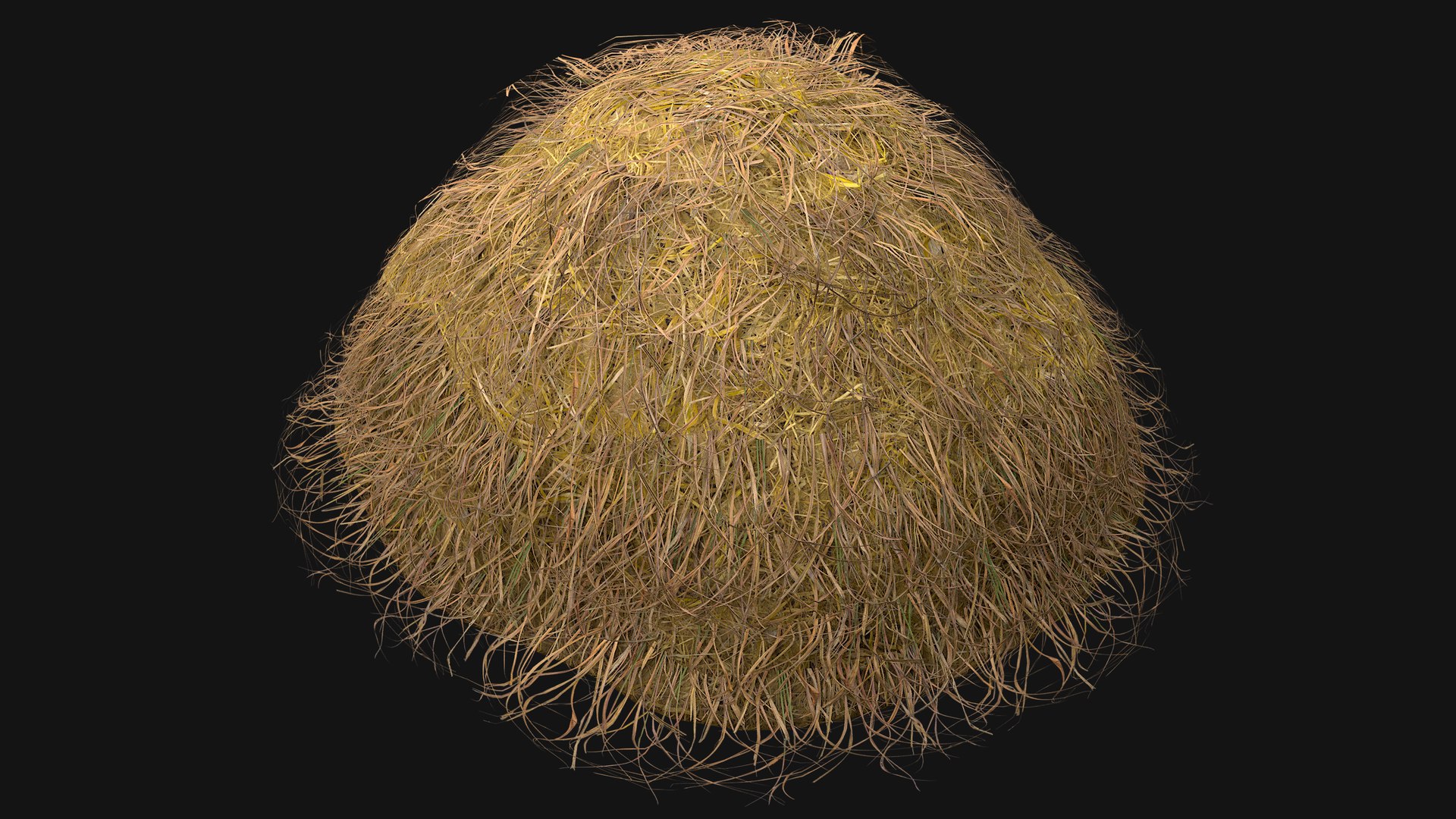 3D Haystack Stack Of Hay Straw Pile Model - TurboSquid 2204112