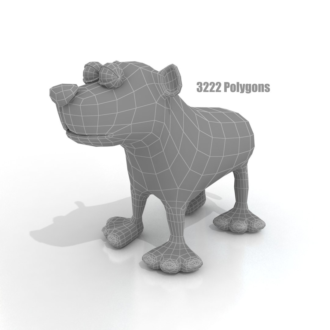 Cartoon Puma Rigged 3d Max