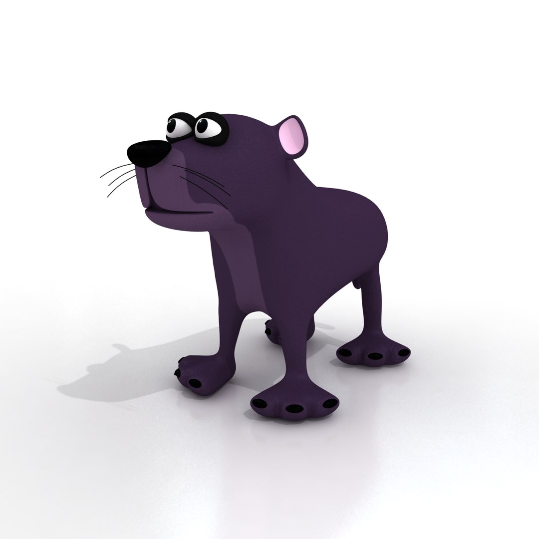 Cartoon Puma Rigged 3d Max