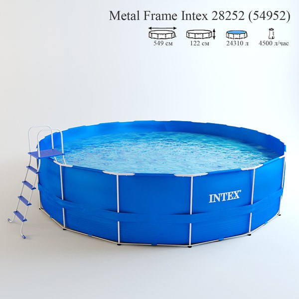 frame pool intex 28273 3d model