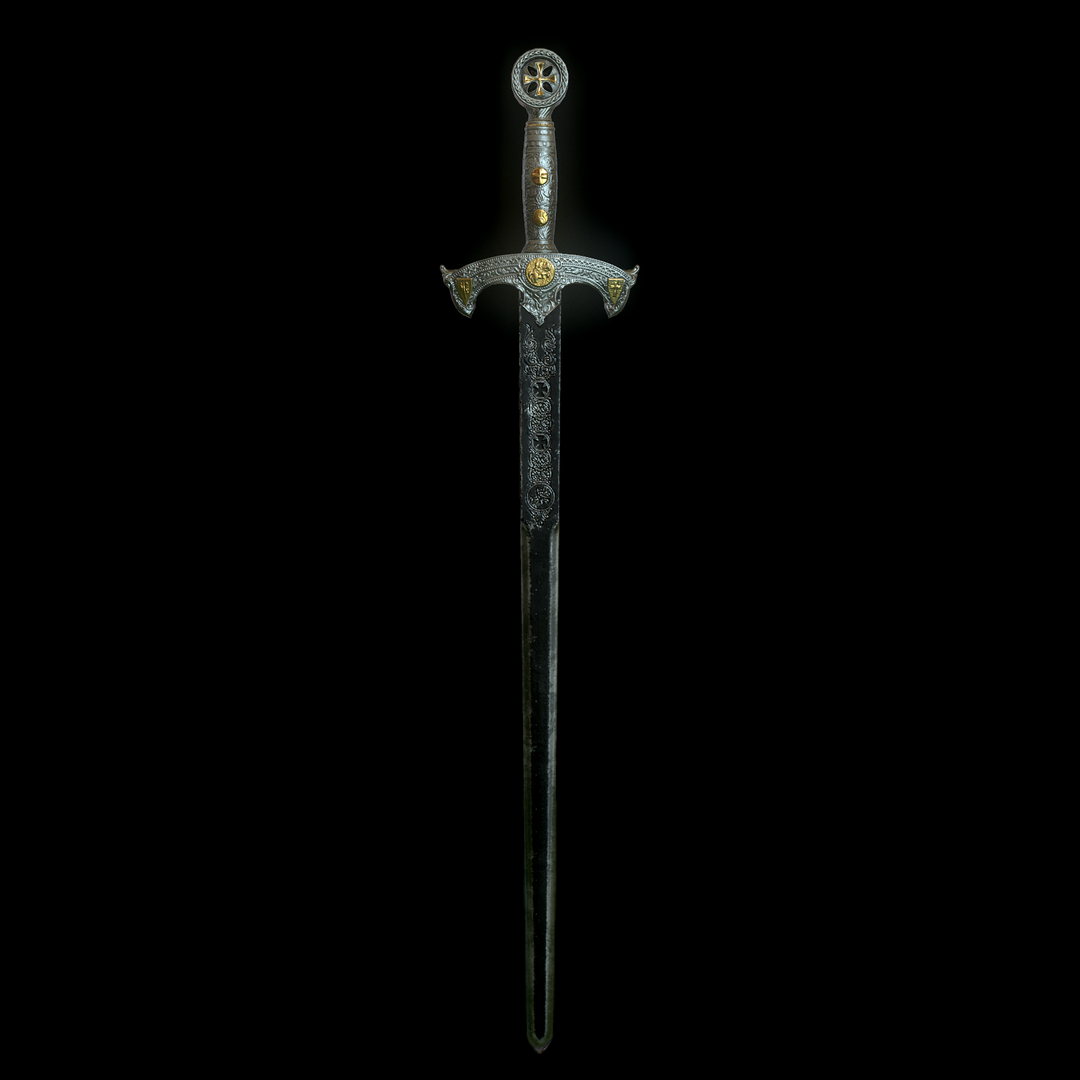 3d templar sword