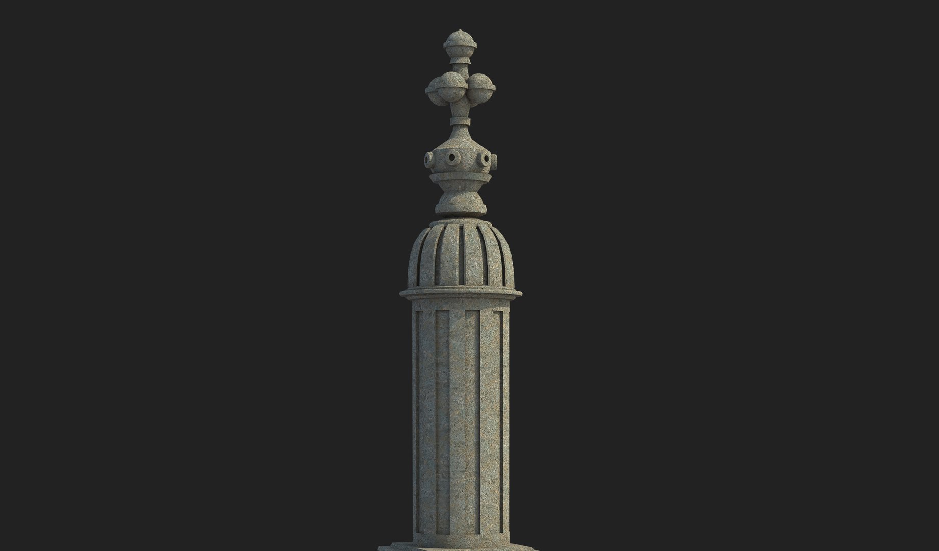 Fantasy Cross Pillar 3D Model - TurboSquid 1803992