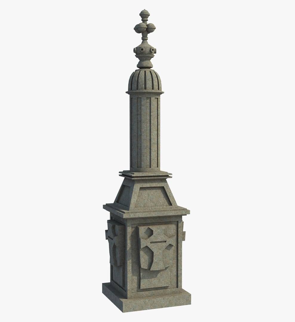Fantasy Cross Pillar 3D Model - TurboSquid 1803992