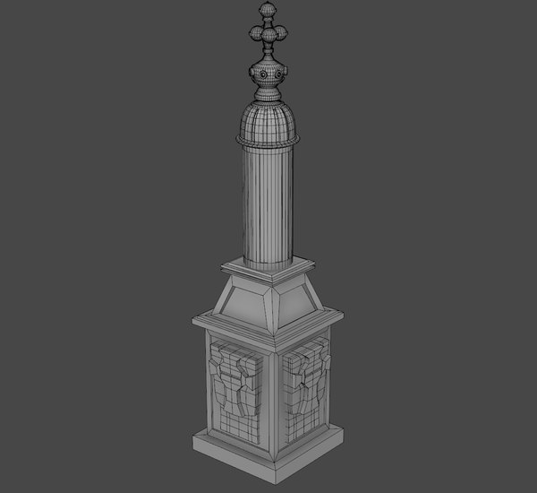 Fantasy Cross Pillar 3D model - TurboSquid 1803992