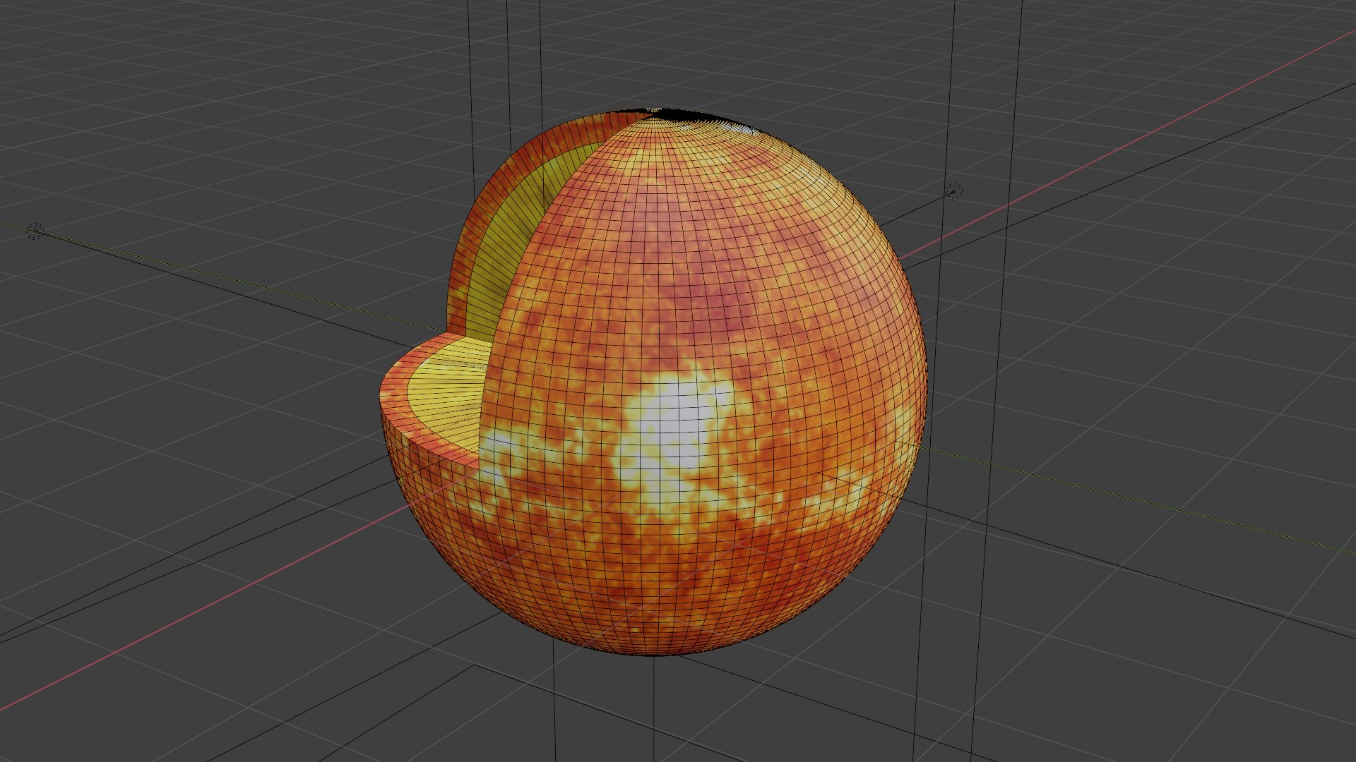 3D Sun Structure Cross Section And Layers - TurboSquid 2047608