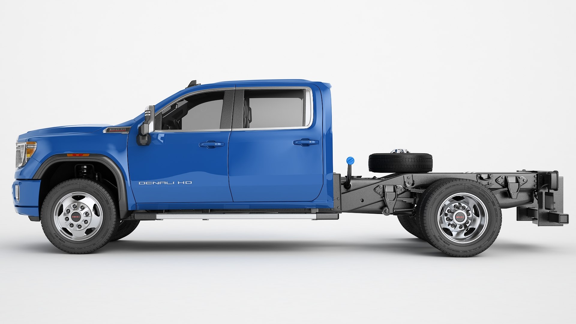GMC SIERRA HD DENALI 2020 Chassis 02 3D Model - TurboSquid 2001492